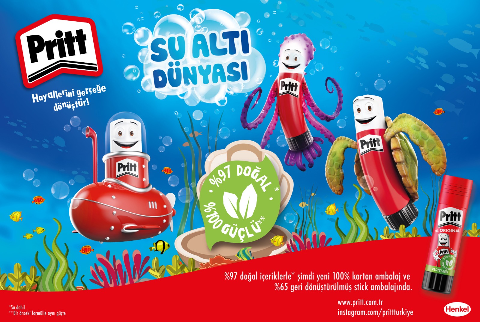 Pritt, plastik içermeyen yeni %100 karton ambalajında… – Life is Life Mag