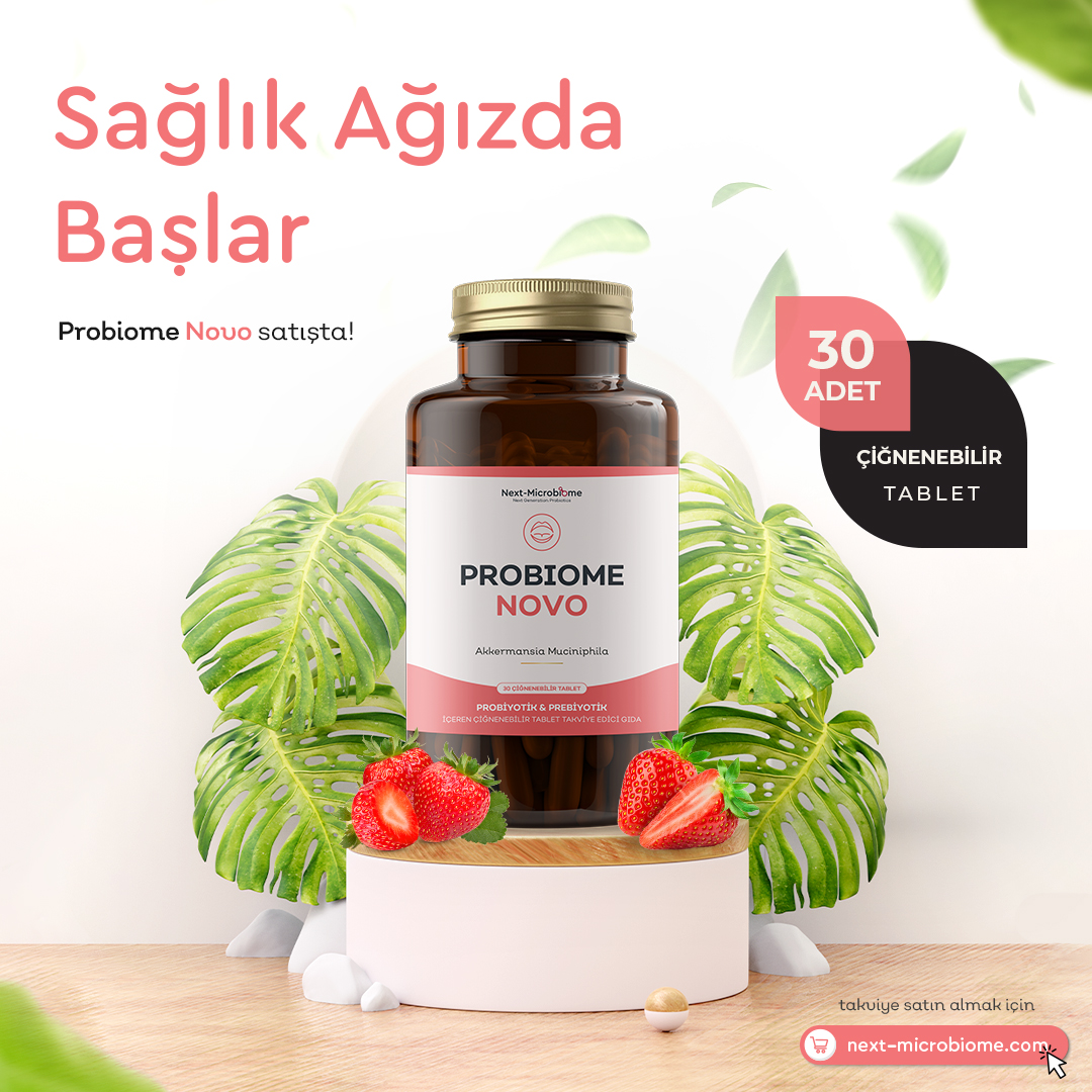 Next-Microbiome ailesinin yeni üyesi Probiome-Novo ağız ve sindirim ...